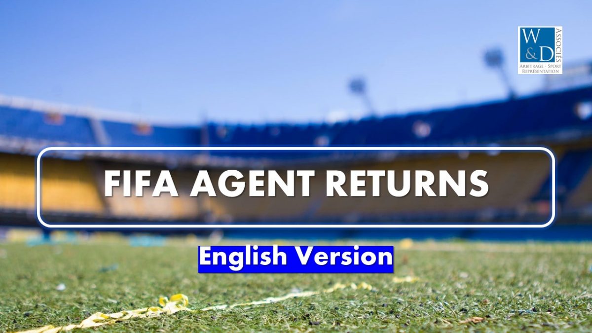 FIFA Agent returns – Winter – Dávila & Associés